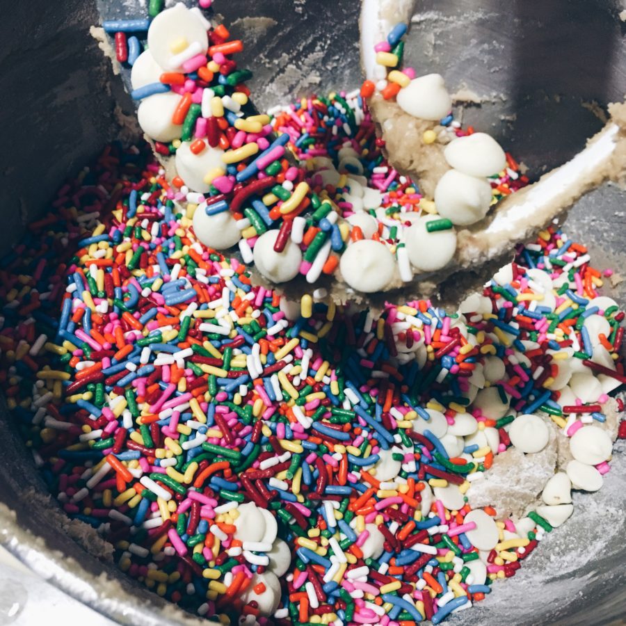 Confetti White Chocolate Bars
